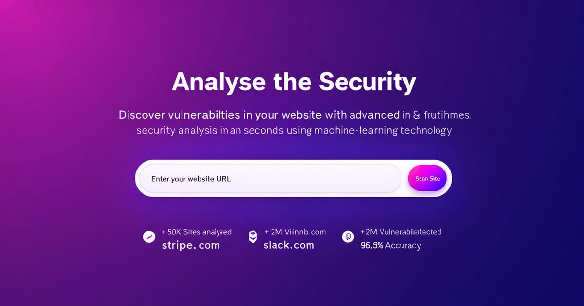 Professional Website Security Scanner | Advanced Vulnerability ...